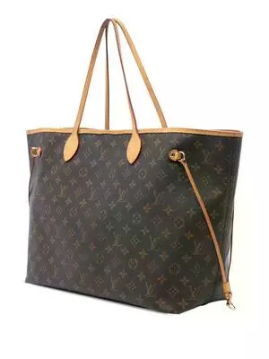 LOUIS VUITTON 2011 Monogram Neverfull Gm Tote Bag - Brown