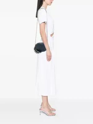 Gucci Mini Pebbled Calfskin Soho Chain Crossbody Bag - Blue