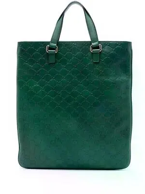 Gucci 2016-2026 Guccissima Tote Bag - Green