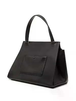 Celine 2012 Medium Bicolor Leather And Pony Hair Edge Handbag