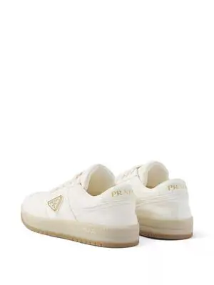 Prada Downtown Nappa Leather Sneakers - Neutrals