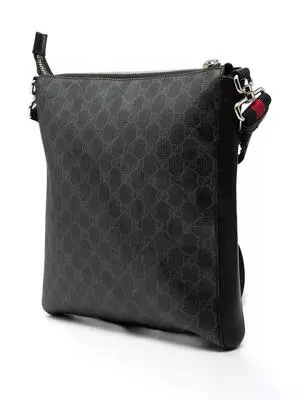 Gucci Gg Supreme Web Messenger Bag