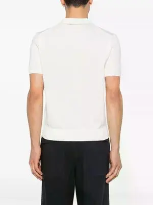 Canali Polo-collar Shirt - Neutrals