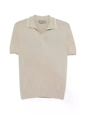 Canali V-neck T-shirt - Neutrals