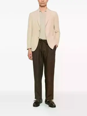 Canali V-neck T-shirt - Neutrals