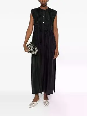 P.a.r.o.s.h Sadio Bead-embellished Midi Dress