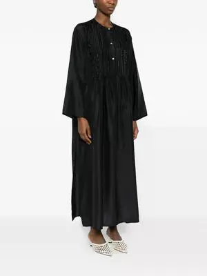 P.a.r.o.s.h Sadio Bead-embellished Midi Dress - Black