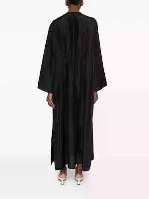 P.a.r.o.s.h Sadio Bead-embellished Midi Dress - Black