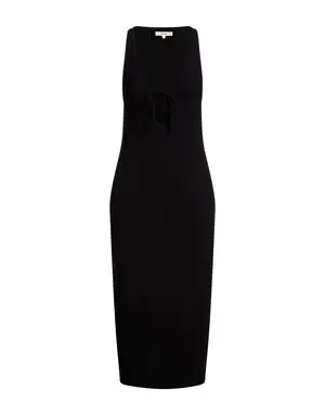 Joah Brown Midi Knit Bodycon Dress