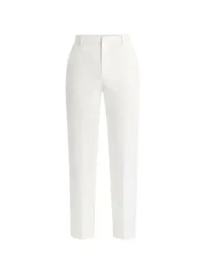 Vince Belt-loop Pocket Trousers - White