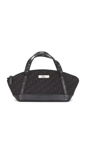 FWRD RENEW Dior Street Chic Mini Bowling Bag - Black