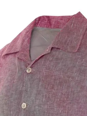 Brunello Cucinelli Buttoned Long-sleeve Shirt - Red