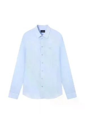 Emporio Armani Logo-detail Shirt - Blue