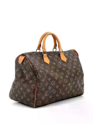 LOUIS VUITTON Speedy Handbag Monogram Canvas 35 - Brown