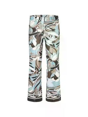 CAMBIO Francoise Abstract-print Trousers