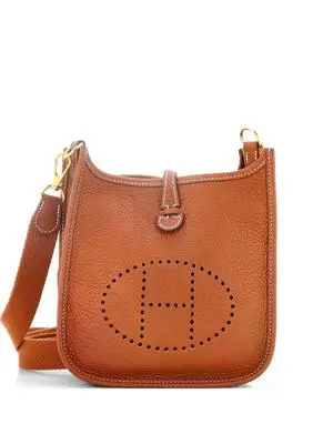 Hermès Evelyne Bag Gen Iii Clemence Tpm Crossbody Bag - Brown