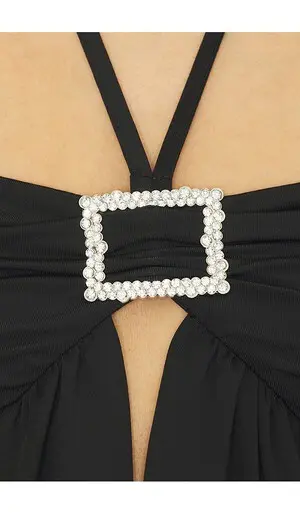 Superdown Halterneck Mini Dress With Embellished Detail