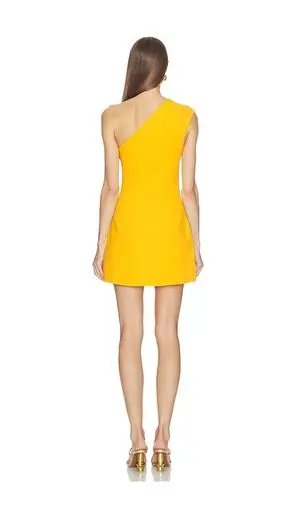 Cult Gaia One-shoulder Mini Dress - Marigold