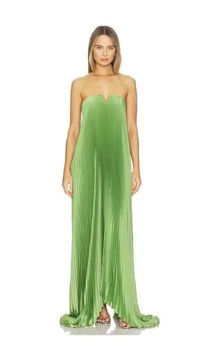L'IDEE Black Tie Gown With Drama Sleeves