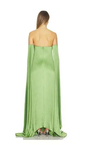 L'IDEE Black Tie Gown With Drama Sleeves