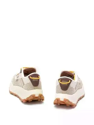 Miu Miu Logo Pattern Sneakers