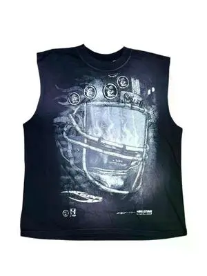 HELLSTAR Helmet-print Tank Top
