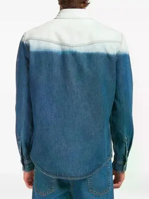 Marni Dip-dye Denim Shirt - Blue