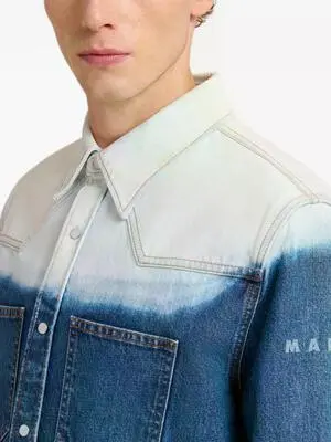 Marni Denim Shirt With Degradé Finish