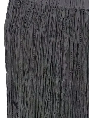 ALYSI Elasticated Crinkled Skirt - Grey