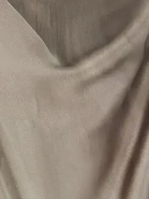 ALYSI Sleeveless Top With Asymmetric Construction - Neutrals