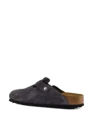 BIRKENSTOCK Adjustable-buckle Suede Sandals - Grey