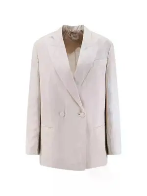 ALYSI Double-breasted Peak-lapel Blazer