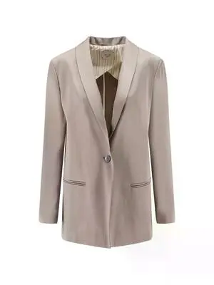 ALYSI Single-breasted Blazer - Neutrals