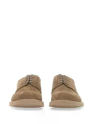 DOUCAL'S Suede Lace-up Shoes - Brown