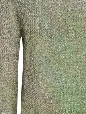 KANGRA Openwork Sequin Cardigan