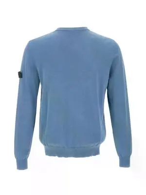 Peuterey Ganna Logo-patch Crew-neck Sweater - Blue