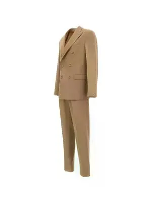 Boglioli Double-breasted Peaked-lapel Suit - Neutrals