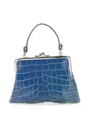 VIVIENNE WESTWOOD Granny Frame Croc-effect Tote