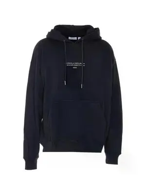 Off-White Printed Hoodie - Blue