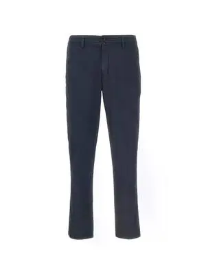 Peuterey Button-fastening Trousers - Blue