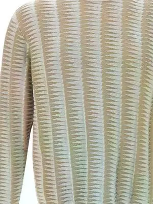 Emporio Armani Jacquard Two-tone Sweater