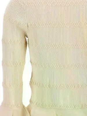 Liu Jo Ruffled Cuff Buttoned Cardigan