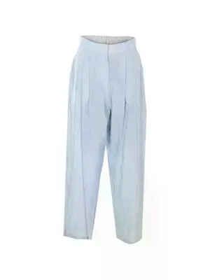 ELE Tapered Trousers With Zip Fastening And Belt Loops