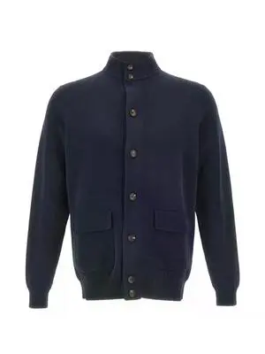 FILIPPO DE LAURENTIIS Button-front Cardigan With Pockets