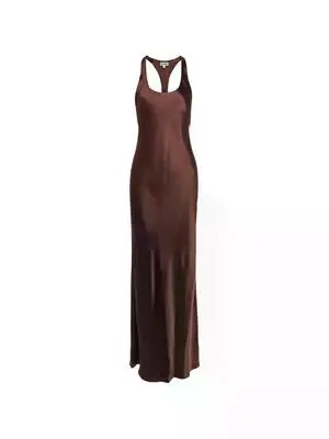 Staud Juanita Maxi Dress - Brown
