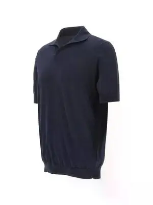 FILIPPO DE LAURENTIIS Ribbed-hem V-neck Top