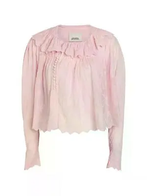 Isabel Marant Étoile Zelly Ruffled Blouse - Pink