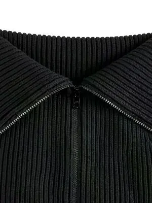 TOD'S Ribbed Knit Zip Skirt