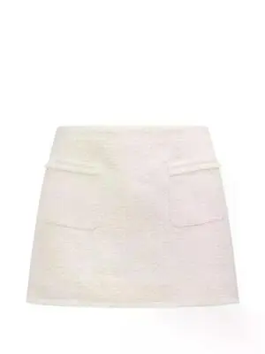 LoveShackFancy Breya Fringed-trim Mini Skirt