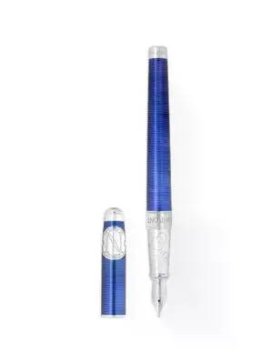 S.t. Dupont Medium Line D Eternity Fountain Pen - Blue